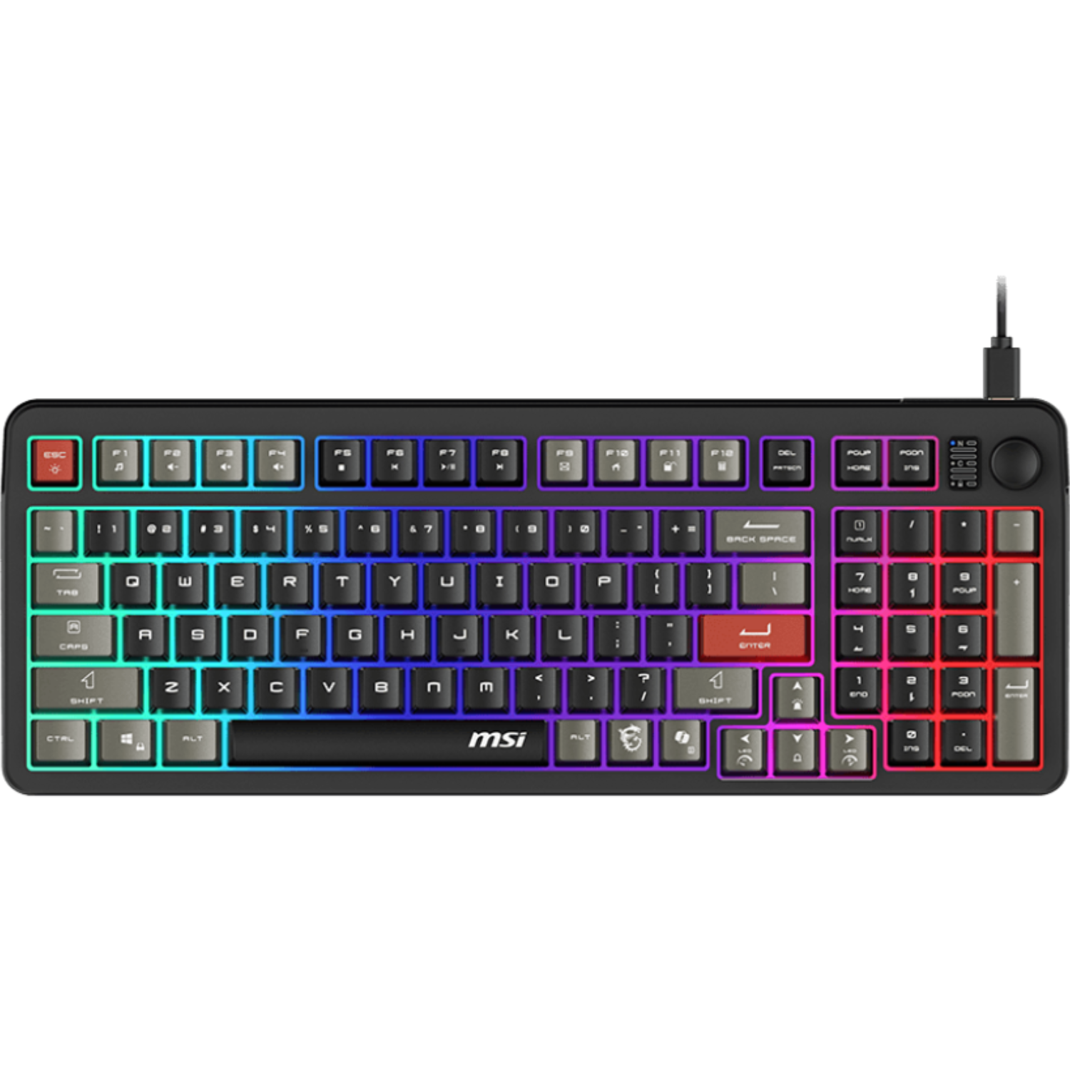 MSI Forge Gaming Keyboard and Mouse Bundle - Laptops Direct